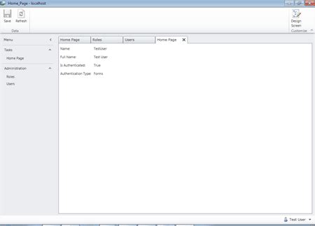 Home Page In Lightswitch