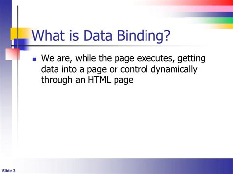 ppt asp data binding powerpoint presentation free download id 2335241