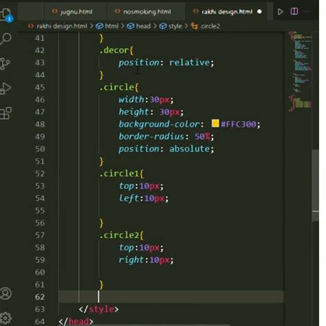Make A Rakhi For This Raksha Bandhan🥰🥰🥰 Html Css Youtube