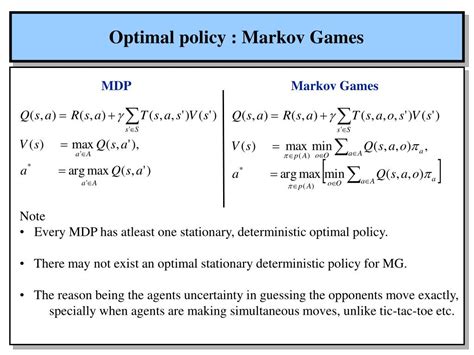 Ppt Reinforcement Learning On Markov Games Powerpoint Presentation Free Download Id4644690