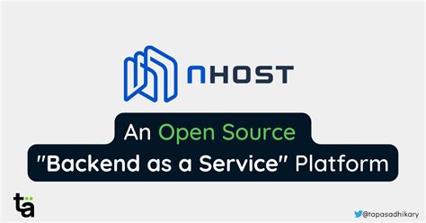 nhost an open source backend as a service for web and mobile apps