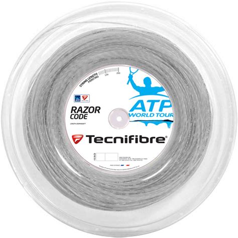 Tecnifibre Atp Razor Code Carbon 17g Tennis String Reel