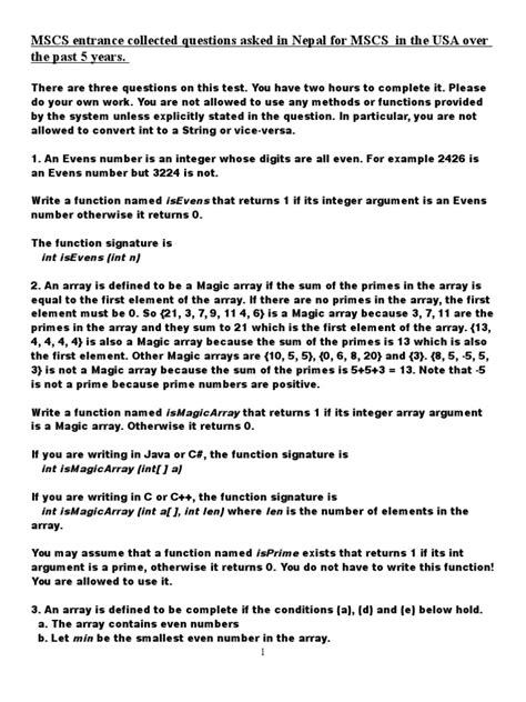 Updated Compro Question Collections Pdf Array Data Structure C
