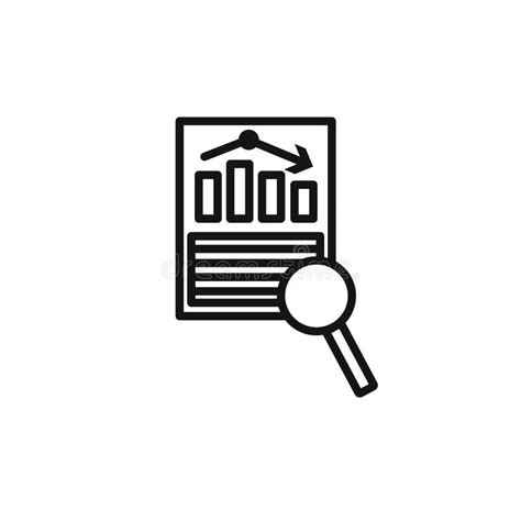 Data Analysis Icon Vector Set Collection For Web Stock Vector