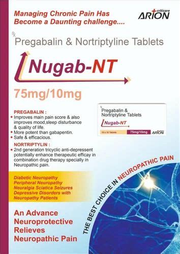 Nexhab Nt Pregabalin And Nortriptyline Tablets Navkar Lifesciences 10x10 At ₹ 50 Stripe In Baddi