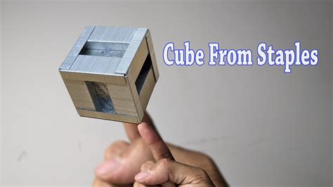 Try To Make Cube Using Staples YouTube