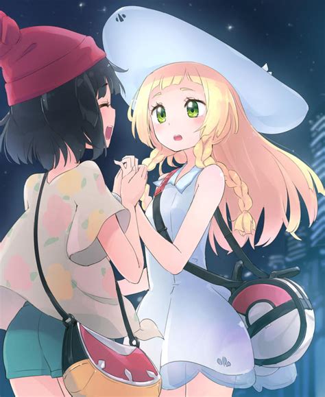 Lillie X Moon Pok Mon Sun And Moon Know Your Meme