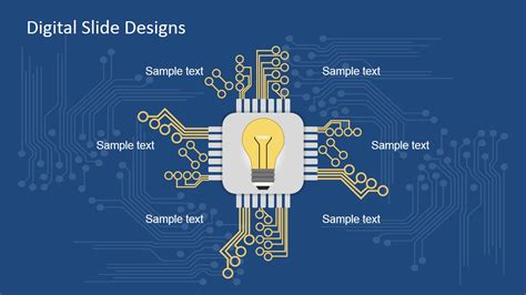 Digital Slide Design For PowerPoint SlideModel