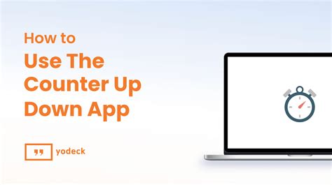 How To Use Counter Updown App With Yodeck Academy