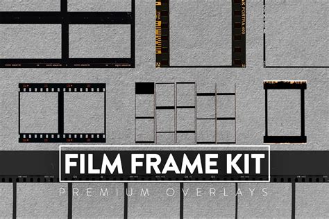 40 Film Borders Negative Film Frames Kit Instant Film Frame Filtergrade
