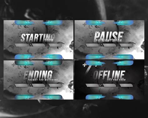 Space Overlay Screen For Streamer On Behance
