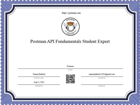 Api Gssoc24 Postman Certification Techskills Naman Dadhich 16 Comments