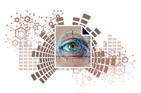 Download Symbols Iris Scan Identification Royalty Free Stock