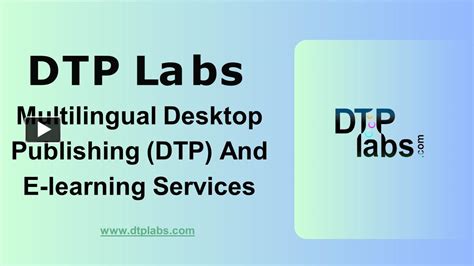 Multilingual Desktop Publishing Dtp And E Learning Services Presentation Free To Download