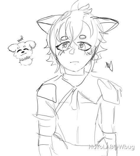 Gorou Sketch Genshin Impact HoYoLAB