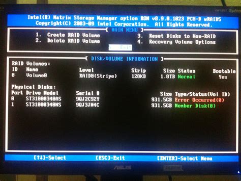 Error Occurred On The Status Of My Hard Disk Intel Communities
