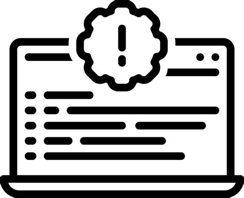 Black Line Icon For Code Issue 48205365 Vector Art At Vecteezy