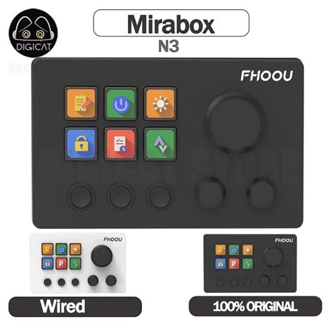 Mirabox N StreamDeck Global Edition Stream Deck LCD Live Content Creation Controller Custom