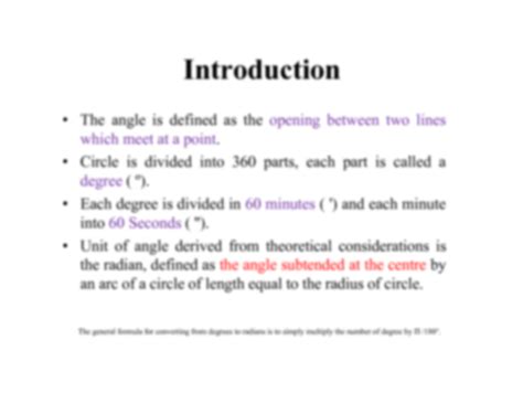 SOLUTION Angular Measurements Studypool