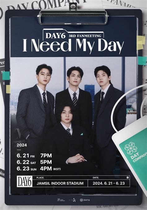 데이식스 5년만 공식 팬미팅 D DAY 개최오늘 21일 부터 마이데이 만난다