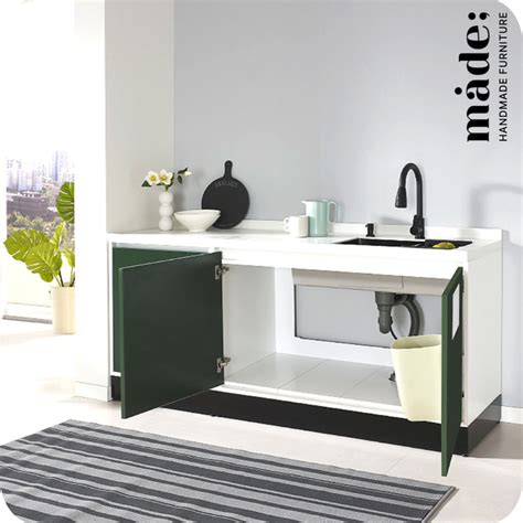 19 싱크대 조리대 하부장 도어형 2400 스티커월드