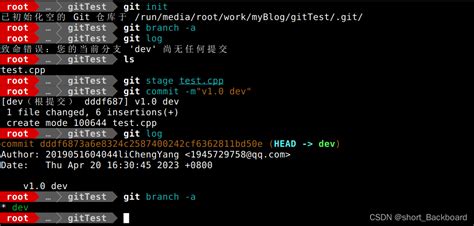 Git 分支切换 Git 切换分支 Csdn博客