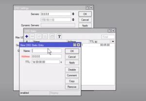 Visual Tutorial To Mikrotik DNS Server Configuration