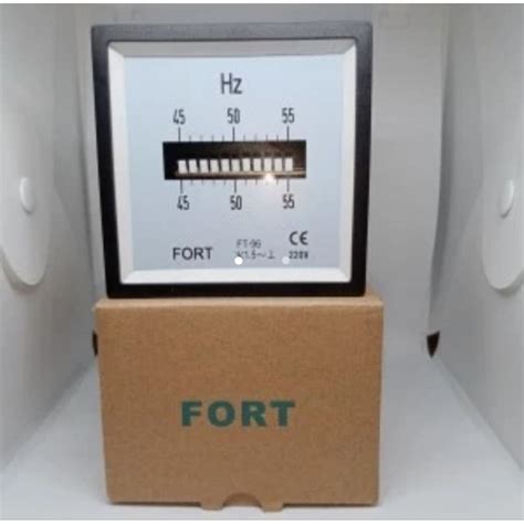 Jual Fort HZ Meter Frequency Panel Meter Getar Type FR FT Shopee Indonesia