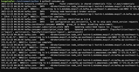 Python操作msk Aws Workshop