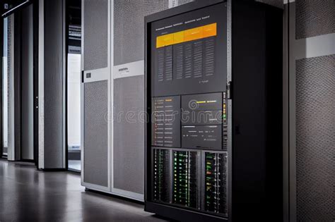 High Tech Data Center With Advanced Search Tools And Interactive