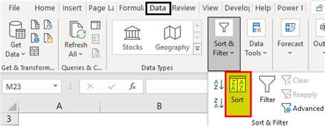 Vba Sort Range How To Sort Range In Excel Vba