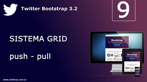 9 cursos de bootstrap3 2 grid push pull youtube