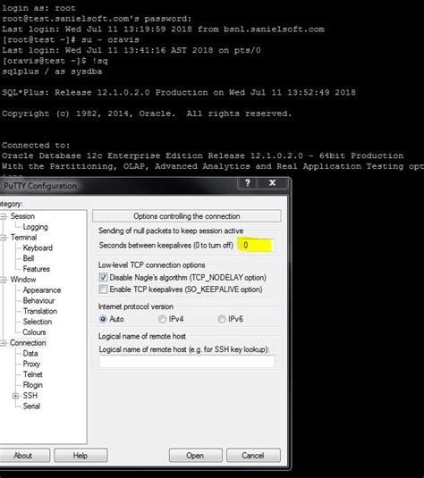 Anil Bandis Oracle Dba Inactive Putty Session