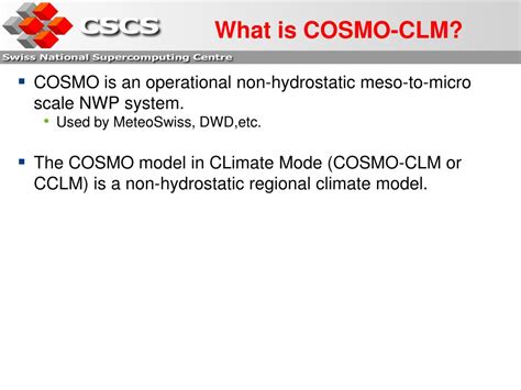 PPT Experience With COSMO MPI OpenMP Hybrid Parallelization Matthew