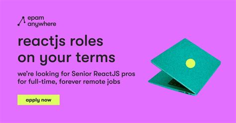 Epam Anywhere On Linkedin Remote Javascript Heygrowyourway Reactjs