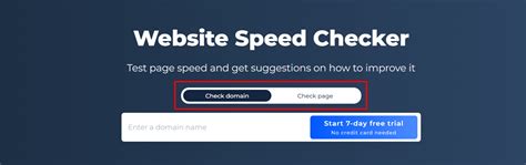 website speed test site and page performance checker ⚡️