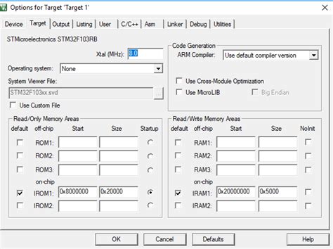 Debugging Uvision Keil Stm32 Error On Debuging Error 57 Illegal Address 0x08000000