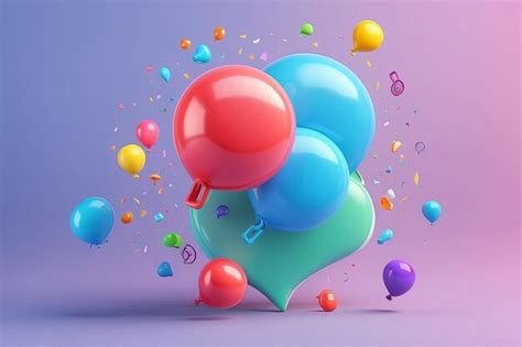 Premium Photo 3d Notification Bell Icon With Chat Bubble Speech Floating Around On Pastel