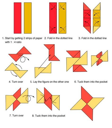 How To Make Paper Folding Ninja Star