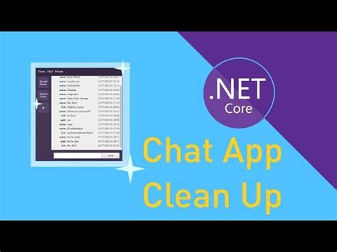 Free Video Aspnet Core And Signalr Chat App Clean Up From Raw Coding Class Central