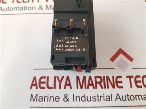 Telemecanique Lr2 D1314 N Thermal Overload Relay Aeliya Marine Tech