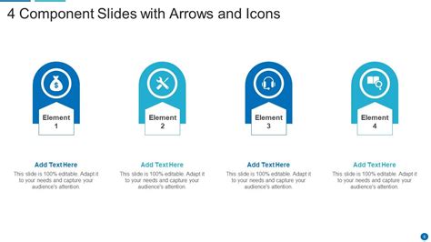 4 component slides ppt powerpoint presentation complete deck with slides