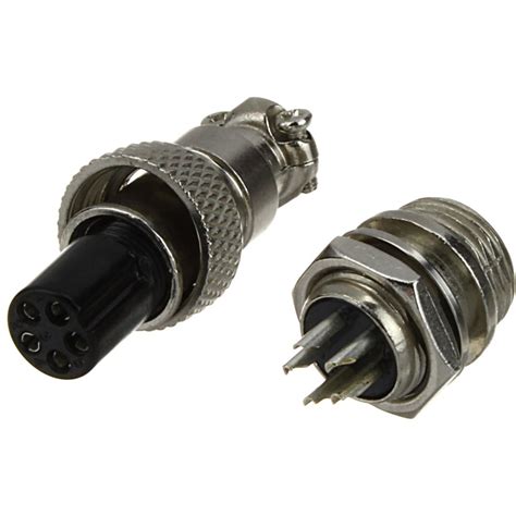 Разъем Gx12 5pin комплект мама папа