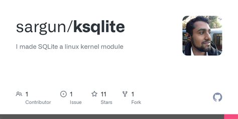 Github Sargunksqlite I Made Sqlite A Linux Kernel Module