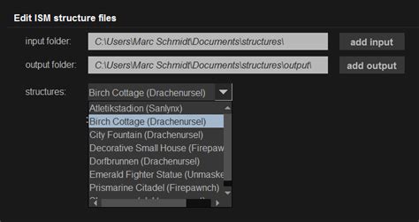 Structure Editor Stredit Edit Attributes Of Structure Files