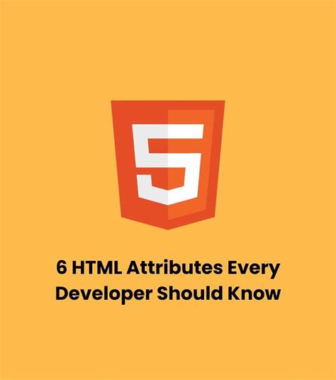 Olagunju Oladele Emmanuel On Linkedin ⌨️ 6 Html Attributes Every Developer Should Know