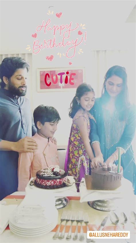 క్యూటీ అంటూ భార్యకి పుష్పరాజ్‌ క్యూట్‌ గా బర్త్‌ డే విషెష్‌