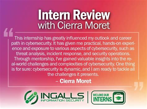 Ingalls Information Security On Linkedin Soc Intern Cybersecurity