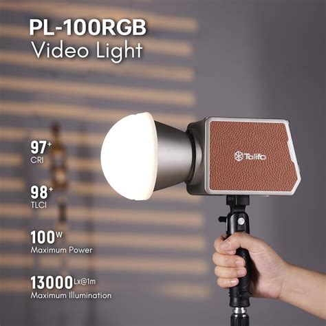 100w Rgb Led Video Light 2700k 6500k Photography Lighting For Vlogging