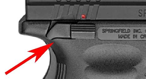 Springfield Xd Service Pistol Thumb Safety New 45 Acp Gun